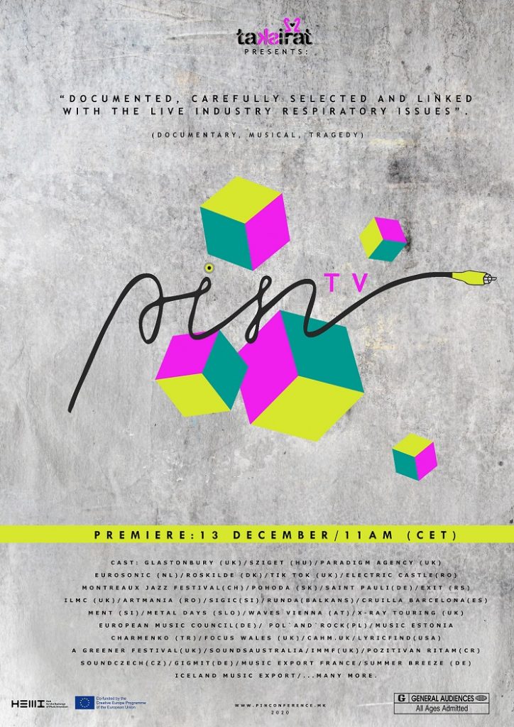 PIN TV - prvi TV format posvećen muzičkoj industriji - Oblakoder