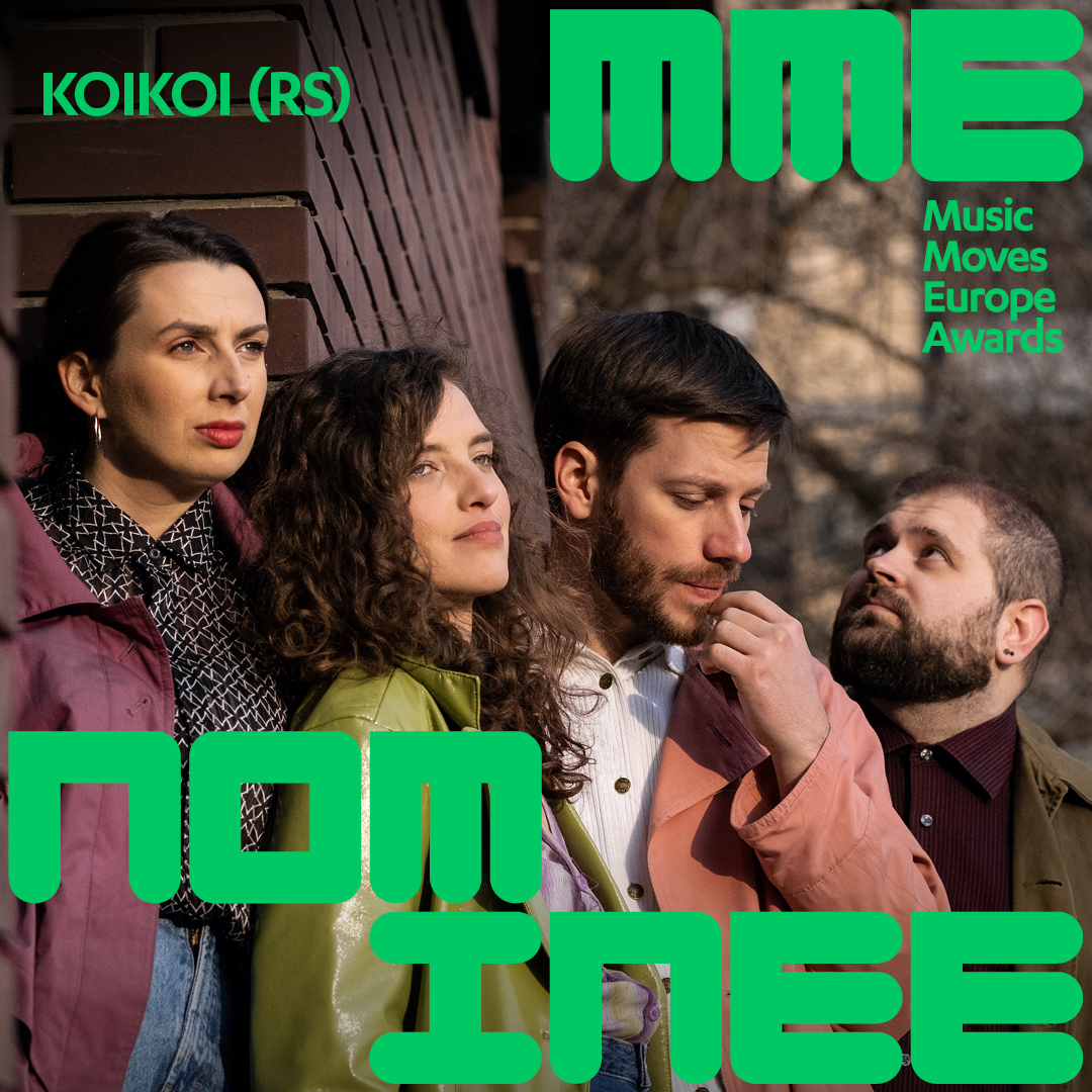 Bend KOIKOI nominovan za nagradu Music Moves Europe Music Awards - Oblakoder