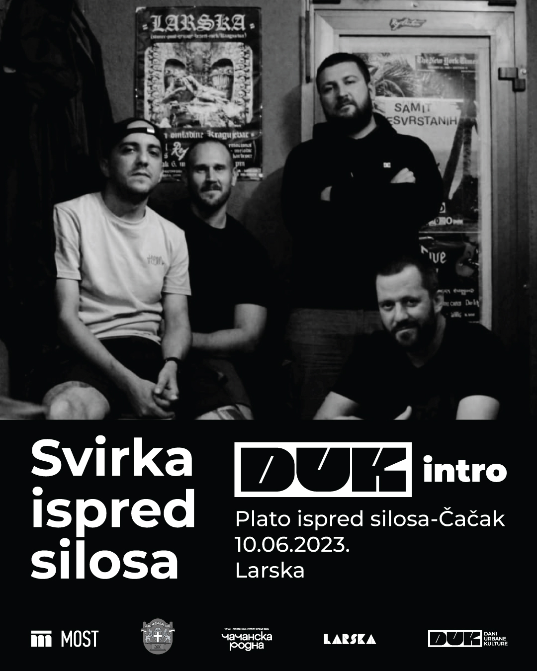 DUK Intro - Svirka ispred silosa i market u Čačku - Oblakoder