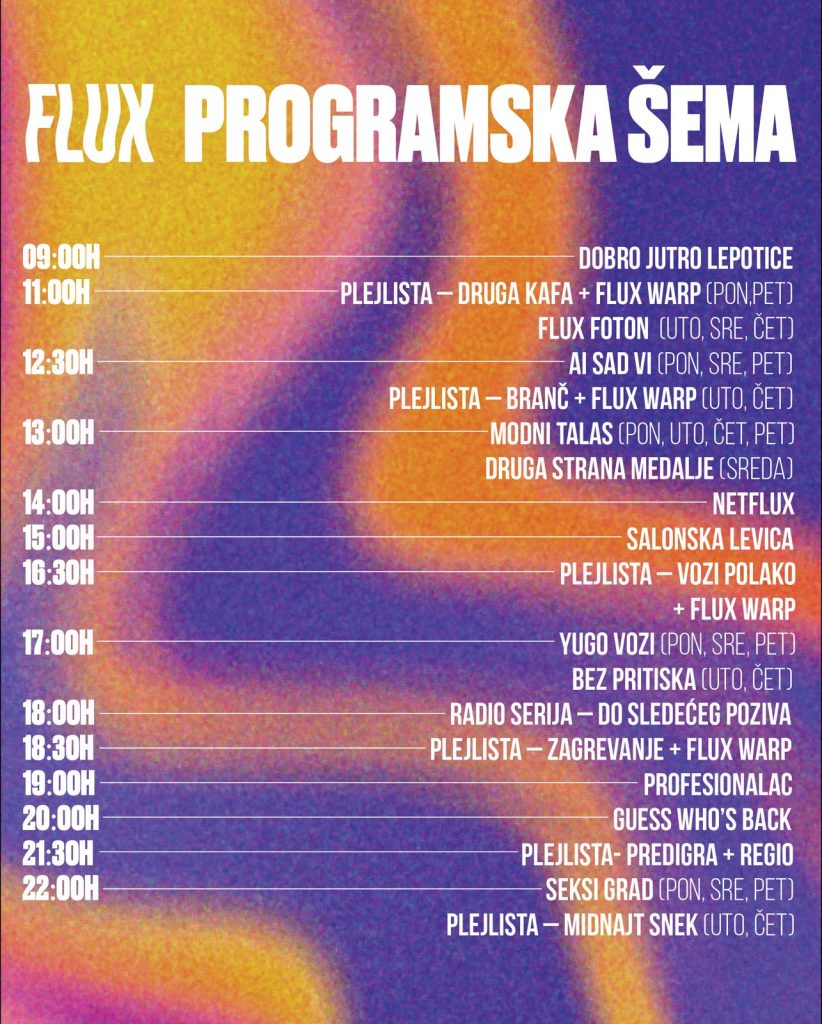 FLUX radio, radi, radiće - Oblakoder