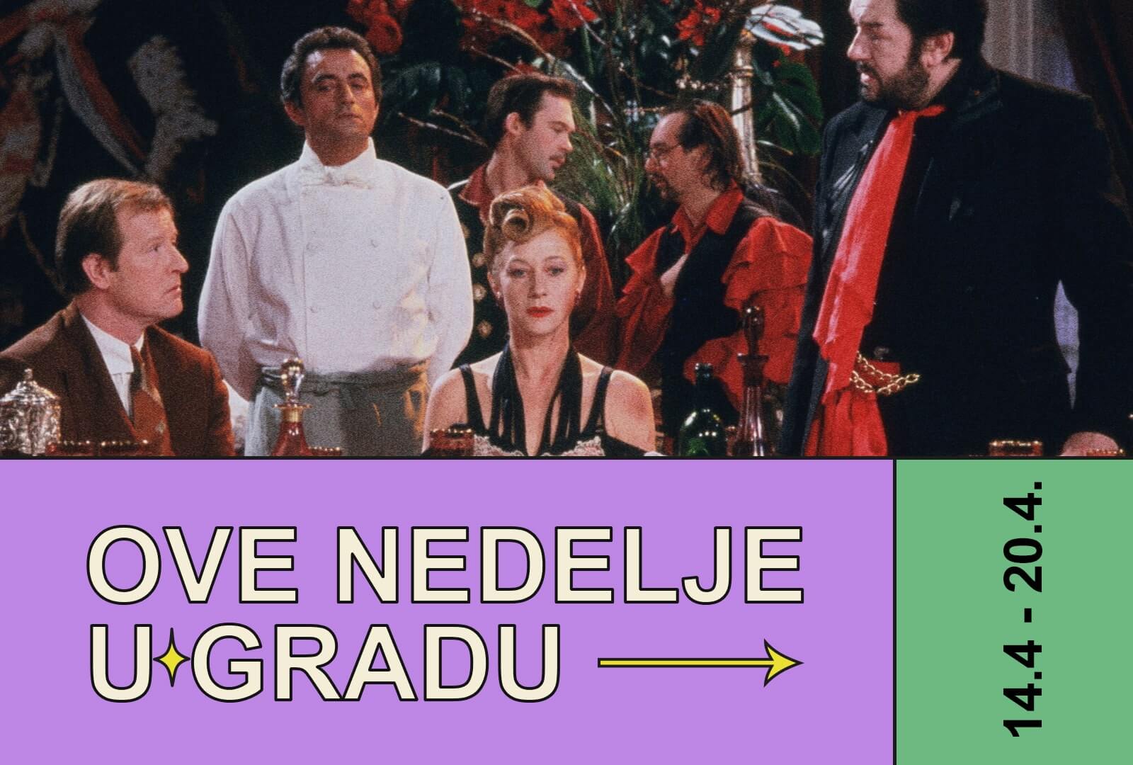 Kulturna dešavanja u gradu /14.4 – 20.4/ - Oblakoder